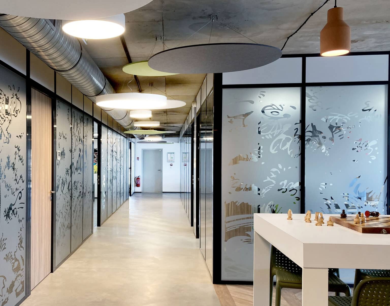 Open Studio, La Cité Numérique du Pensio - Vestibule architecture intérieure